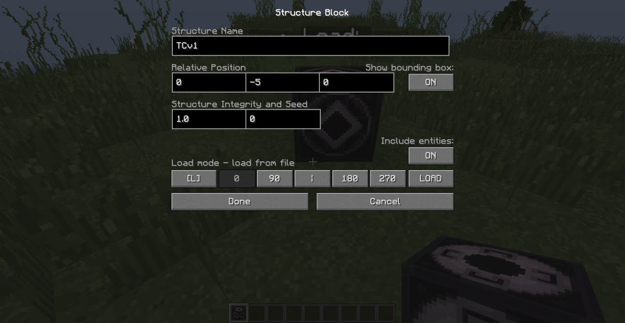 Tinkers' Construct using structure blocks Minecraft Map