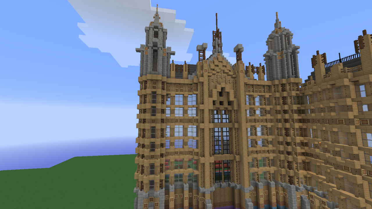 Palace of Westminster 1:1 scale Minecraft Map