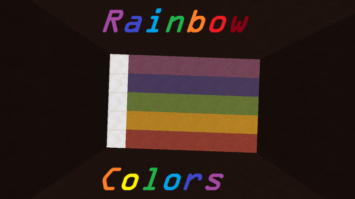 Rainbow Colors (miniGame, 1.10) Minecraft Map