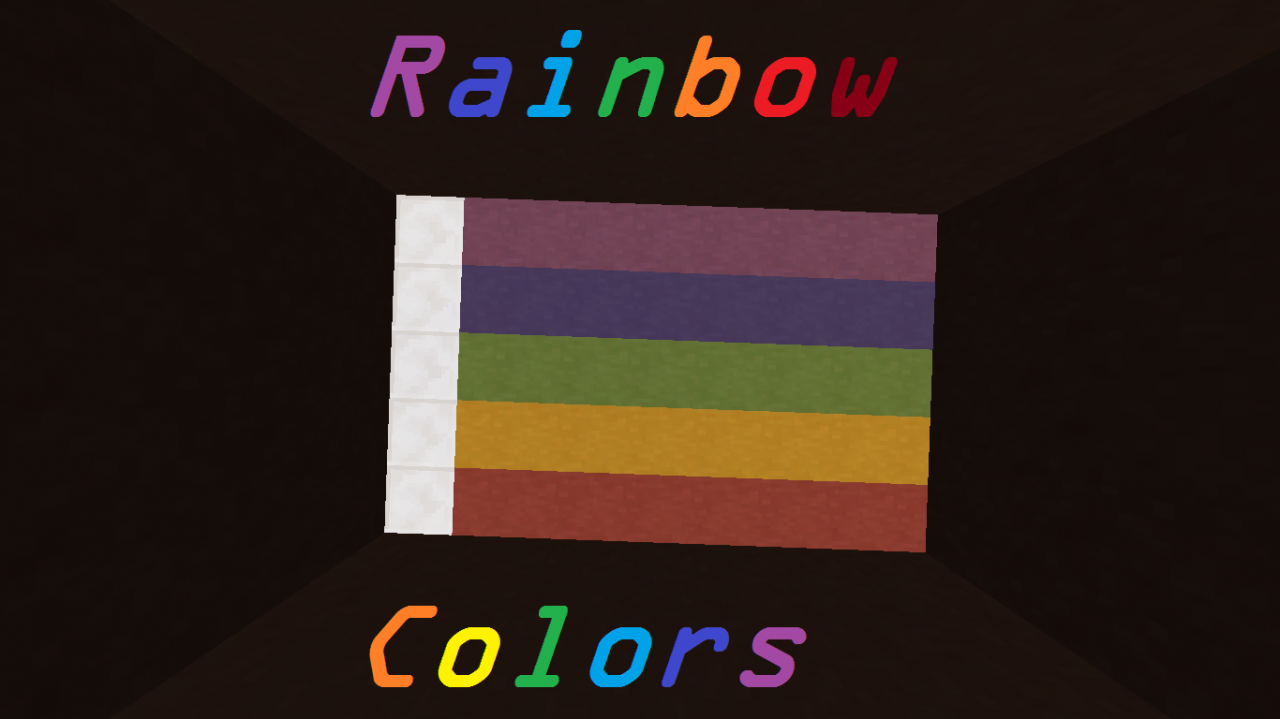 Rainbow Colors (miniGame, 1.10) Minecraft Map