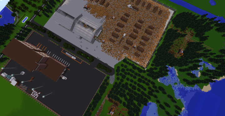 Maxim's Island Megabuild Minecraft Map