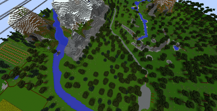 Maxim's Island Megabuild Minecraft Map