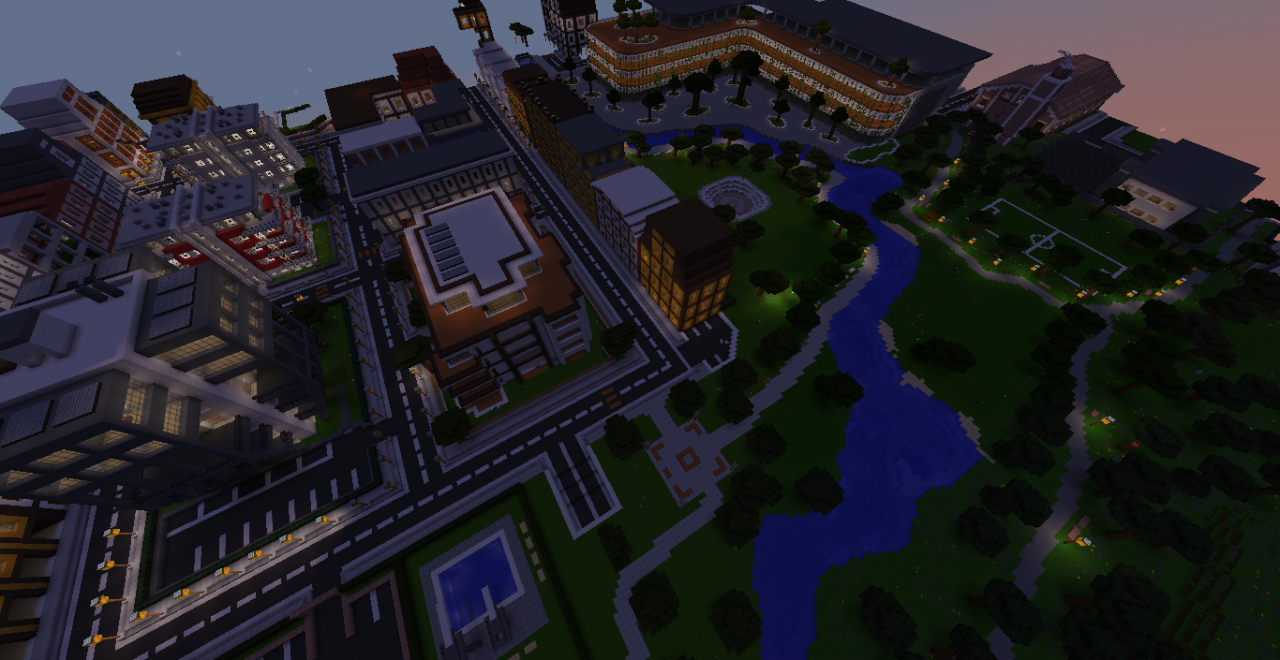 Maxim's Island Megabuild Minecraft Map