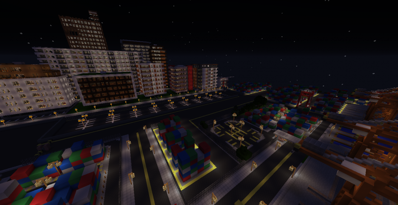 Maxim's Island Megabuild Minecraft Map