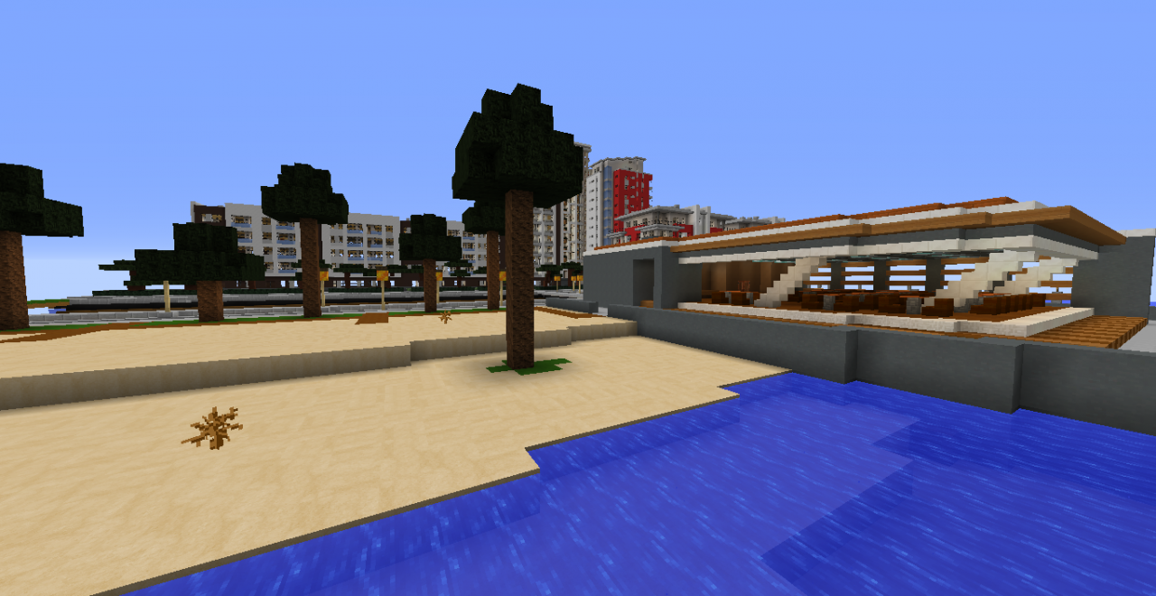 Maxim's Island Megabuild Minecraft Map