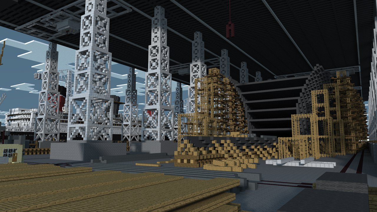 French ocean liner-SS Marseille (II) Minecraft Map