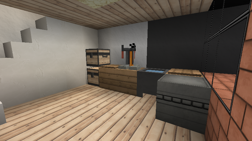 Modern Brick Townhouse Minecraft Map