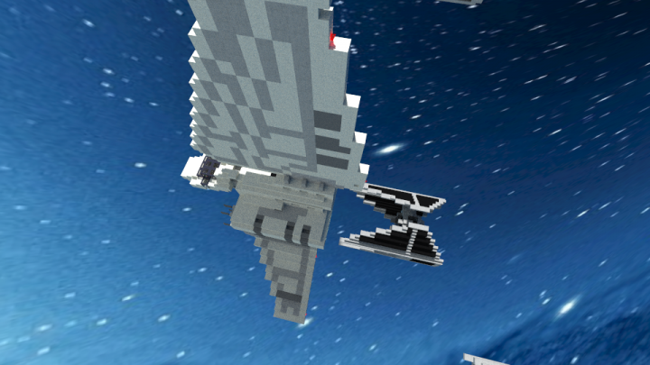 Lambda-Class T-4a Shuttle STAR WARS Minecraft Map