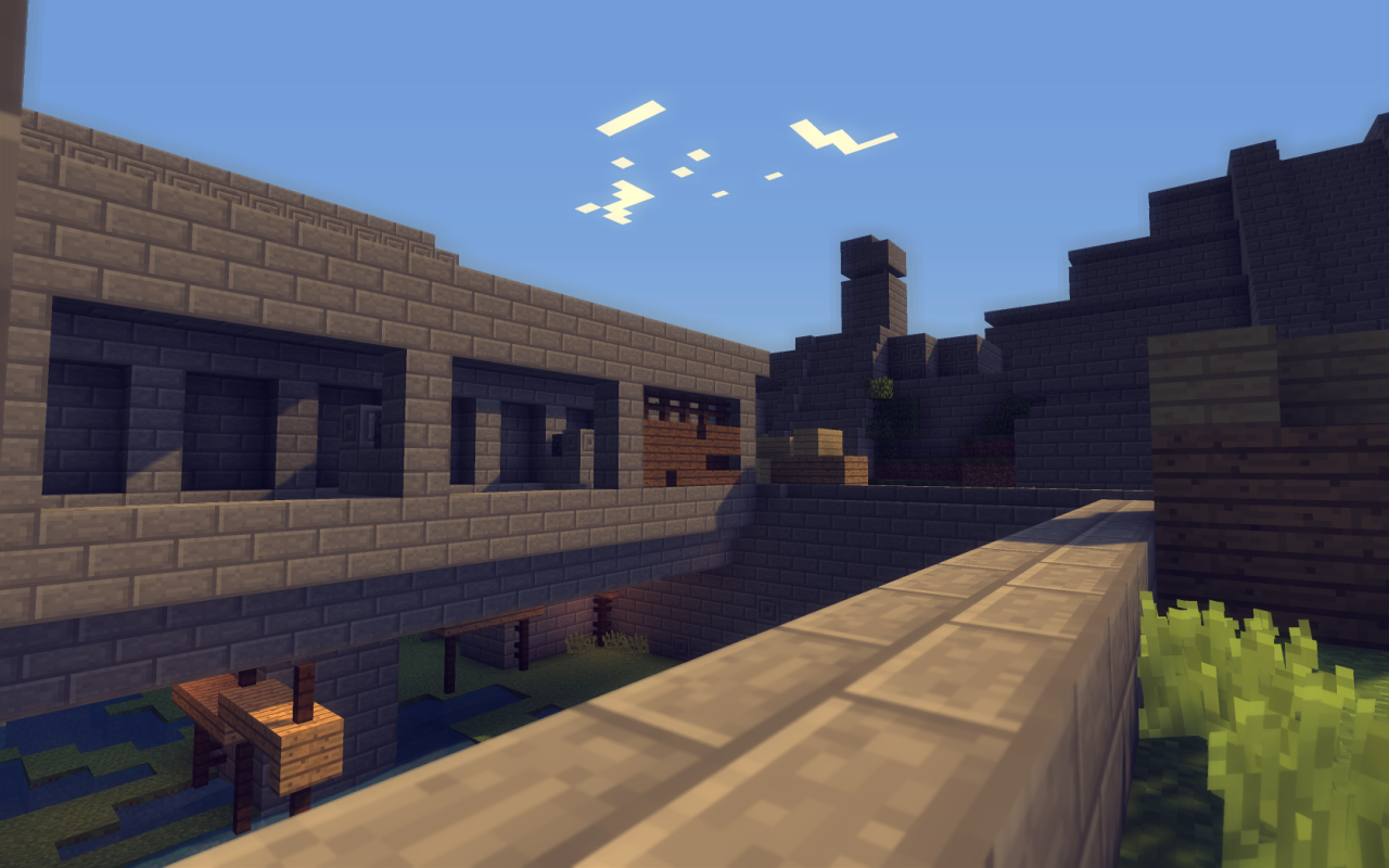 CS de_aztec Re-Creation Minecraft Map