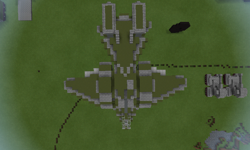 Halo Reach UNSC Pelican dropship Minecraft Map