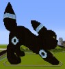 3D Eeveelution statues Minecraft Map