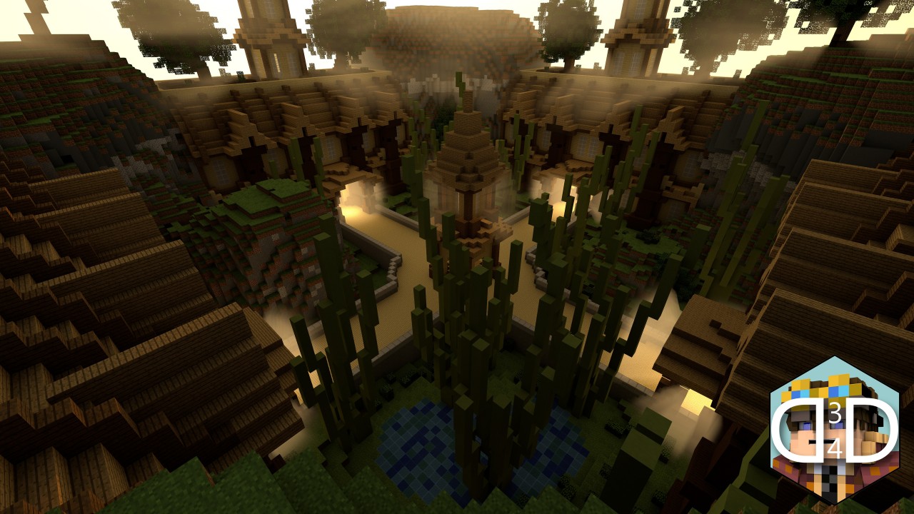 Simplistic Hub || 4 Portal Hub Minecraft Map