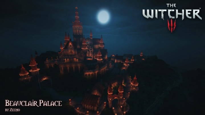 The Witcher - Beauclair Palace Minecraft Map