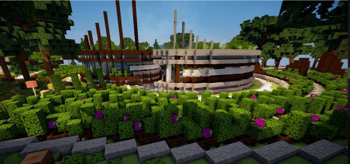 Yin and yang house modern project Minecraft Map