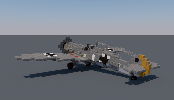 Messerschmitt Bf-109 F (4:1) Minecraft Map