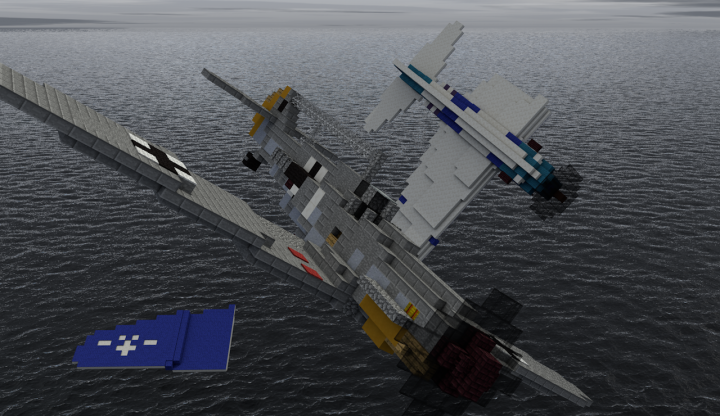 Messerschmitt Bf-109 F (4:1) Minecraft Map