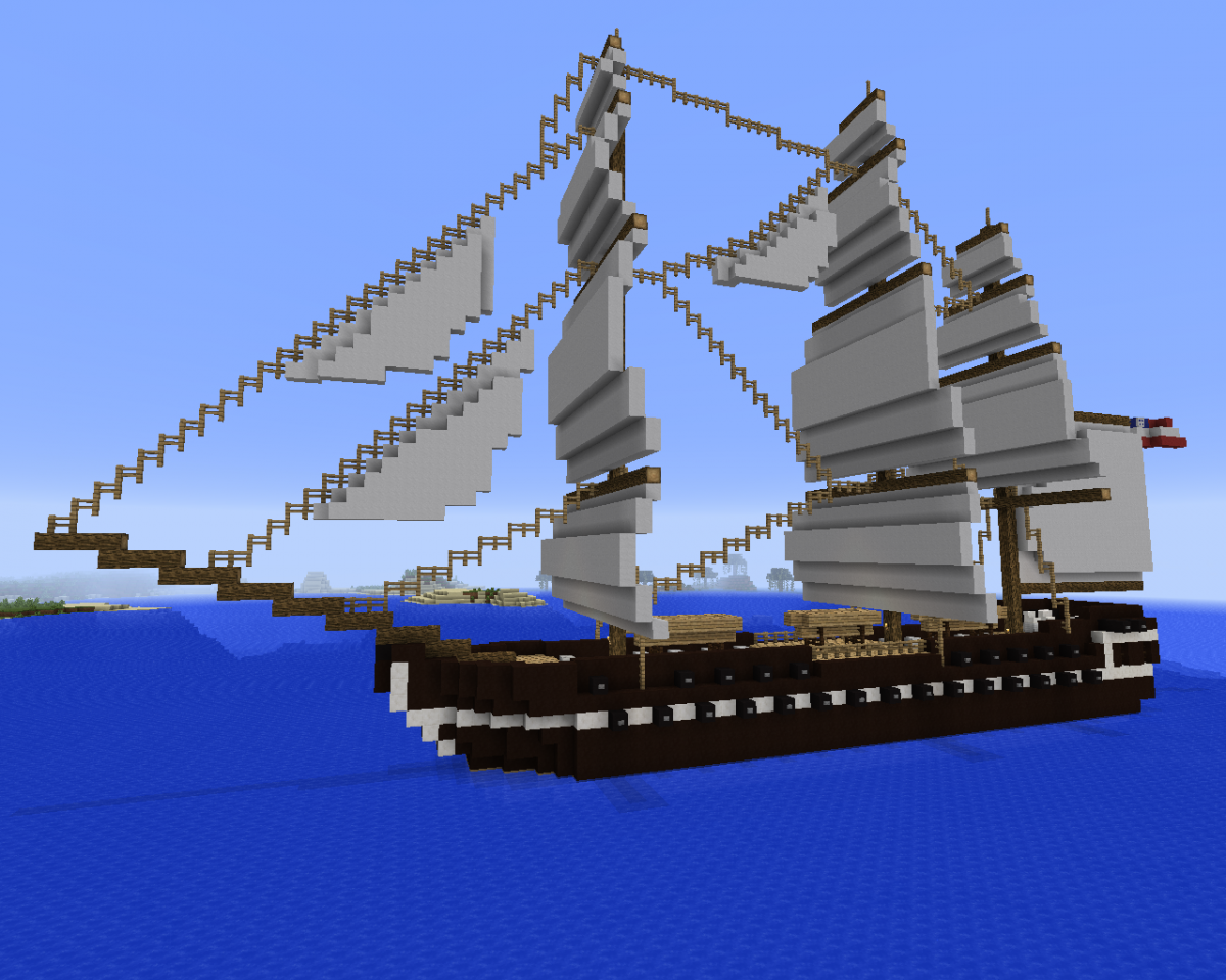 USS "United States" Heavy Frigate Minecraft Map