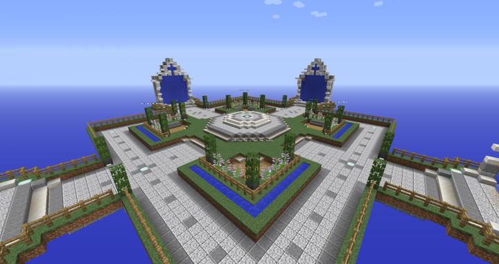 Server Spawn Hub Minecraft Map