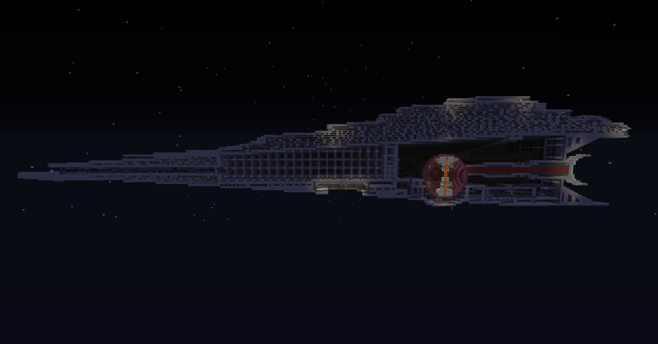 Star Wars star destroyer Finalizer Minecraft Map