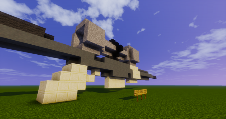 Minecraft MW2 (Modern Warfare 2) Sniper Rifle Models! Minecraft Map