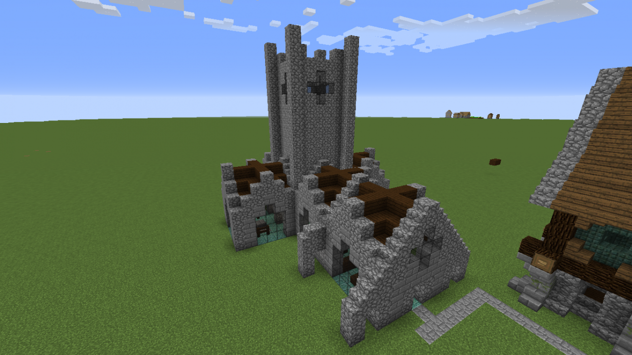 Medieval church Minecraft Map