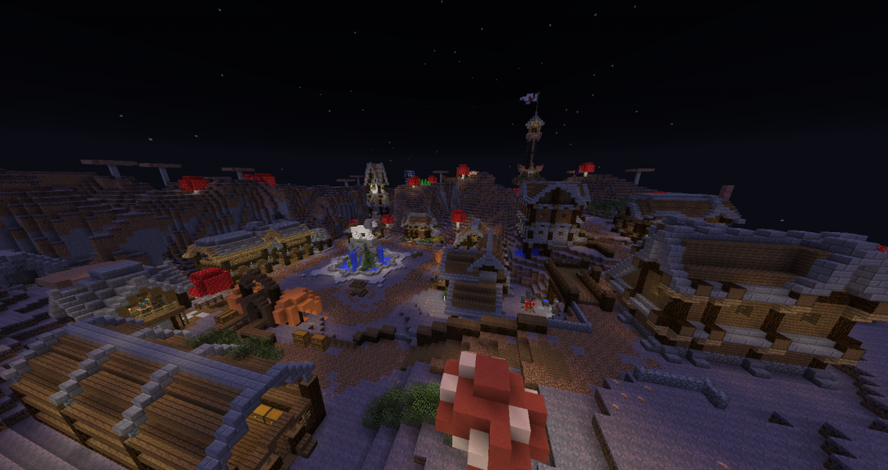 Build at Night - A True No Donation Server Minecraft Server