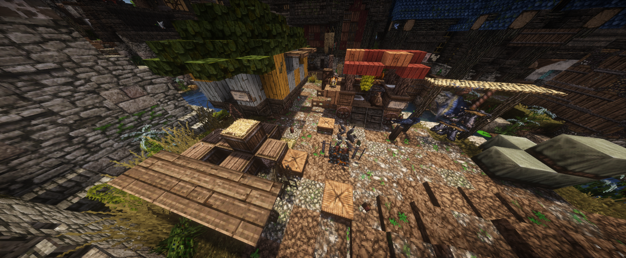 Minecraft Inspiration: Gypsy Camp Minecraft Map