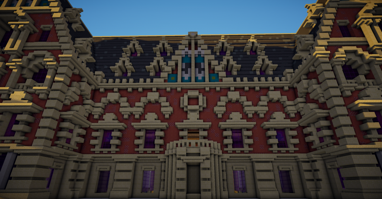 German or Dutch or something its a palace Minecraft Map