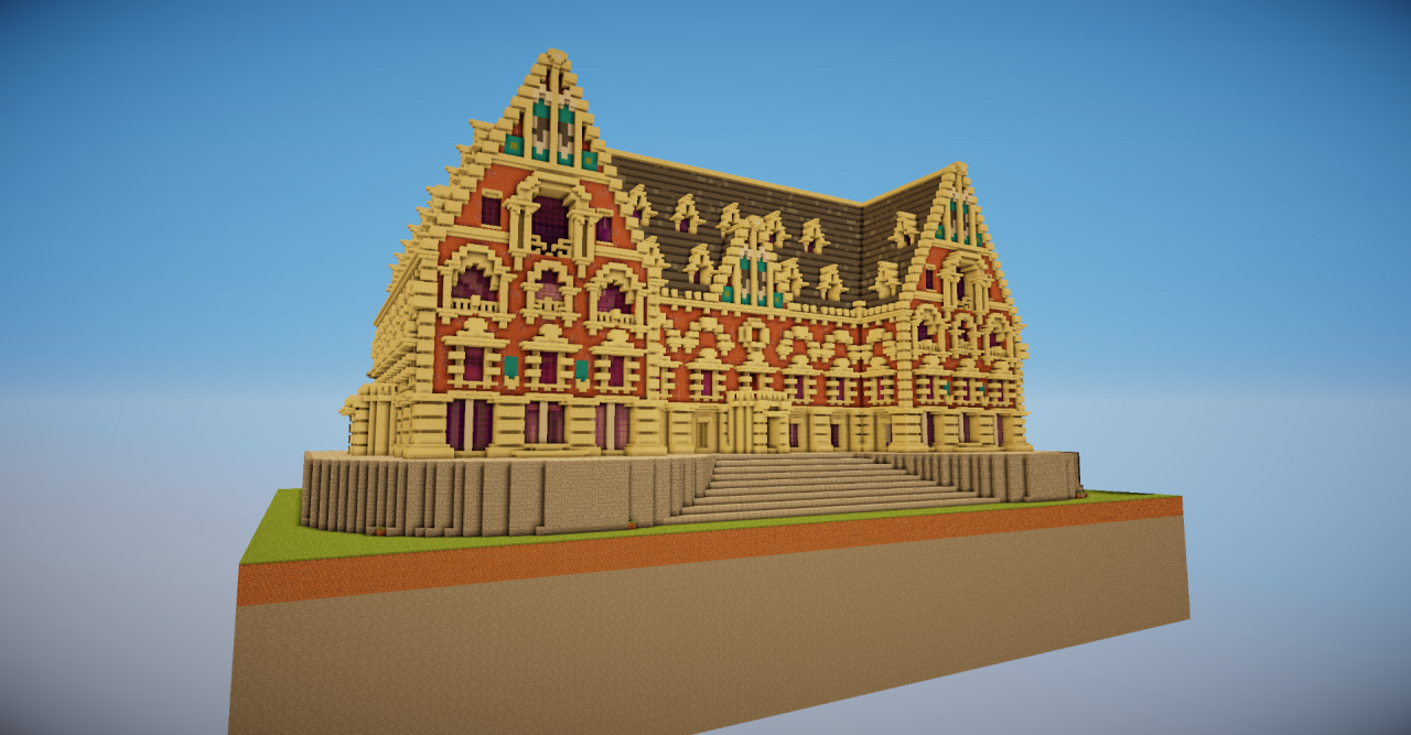 German or Dutch or something its a palace Minecraft Map