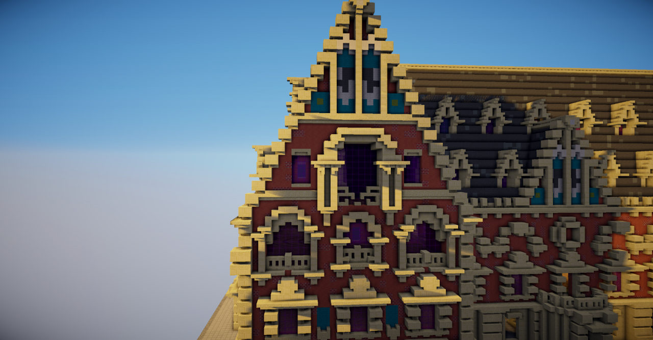 German or Dutch or something its a palace Minecraft Map