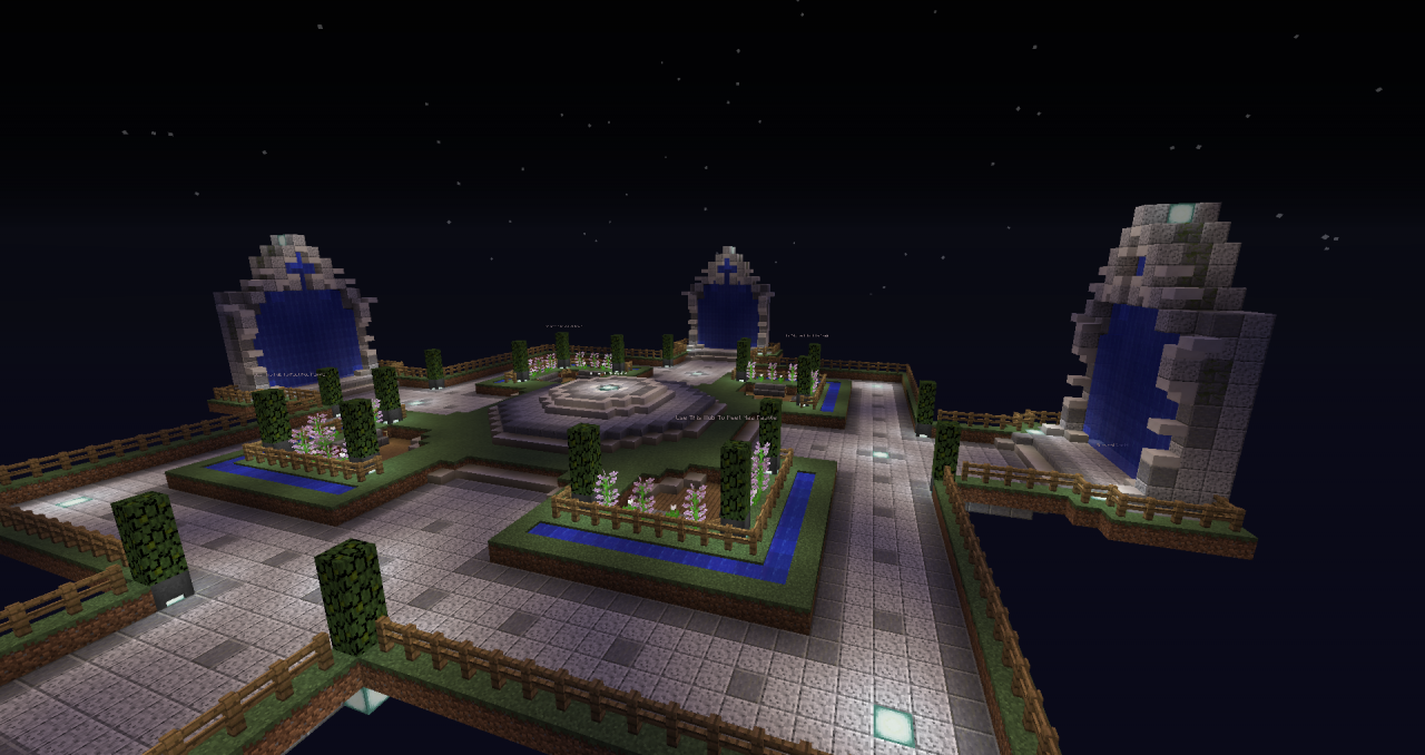 Server Spawn Hub Minecraft Map