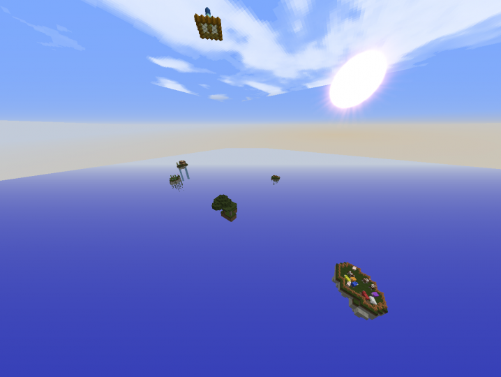 Meine 1. Skyblock Map Minecraft Map