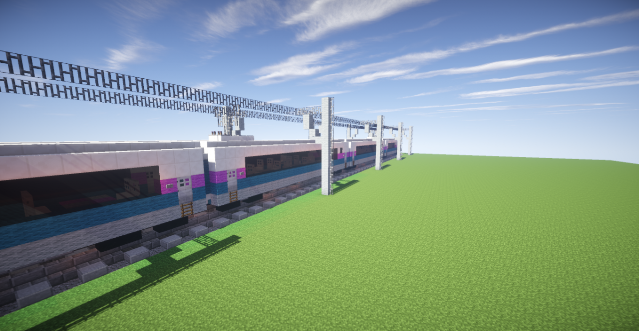 Shinkansen E7 & Hayabusa Minecraft Map