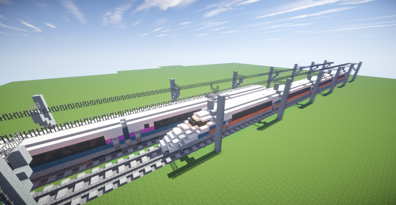 Shinkansen E7 & Hayabusa Minecraft Map