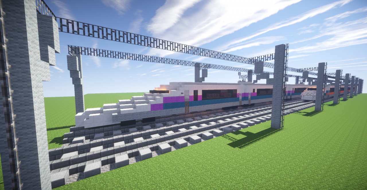Shinkansen E7 & Hayabusa Minecraft Map