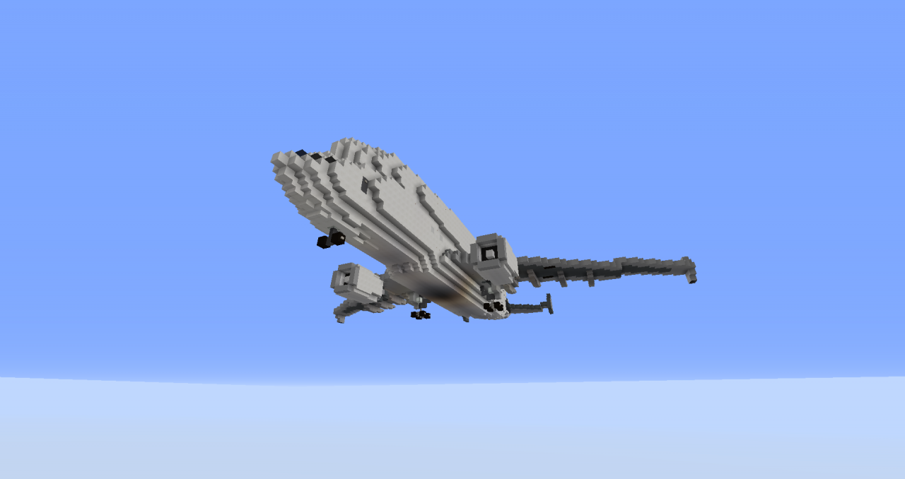 Airbus Beluga (A300-600 ST) (no paint) Minecraft Map