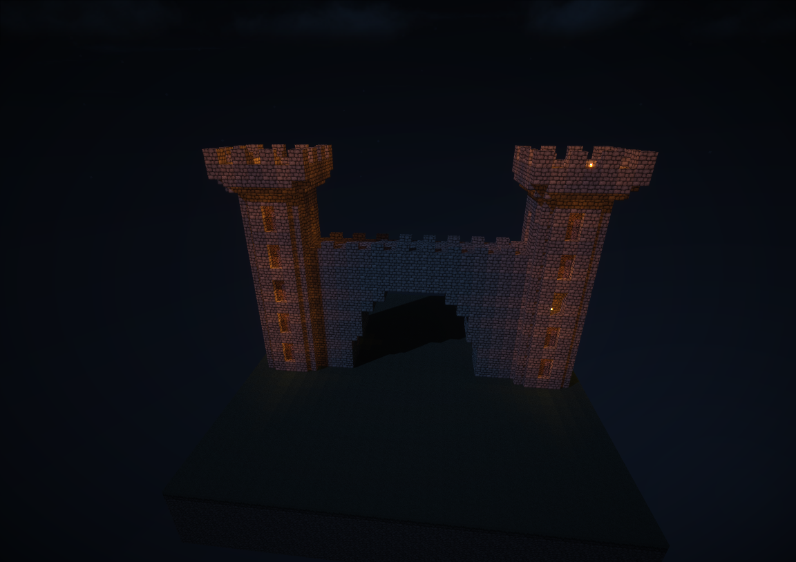 Castle Gate plot 29x29 build Minecraft Map