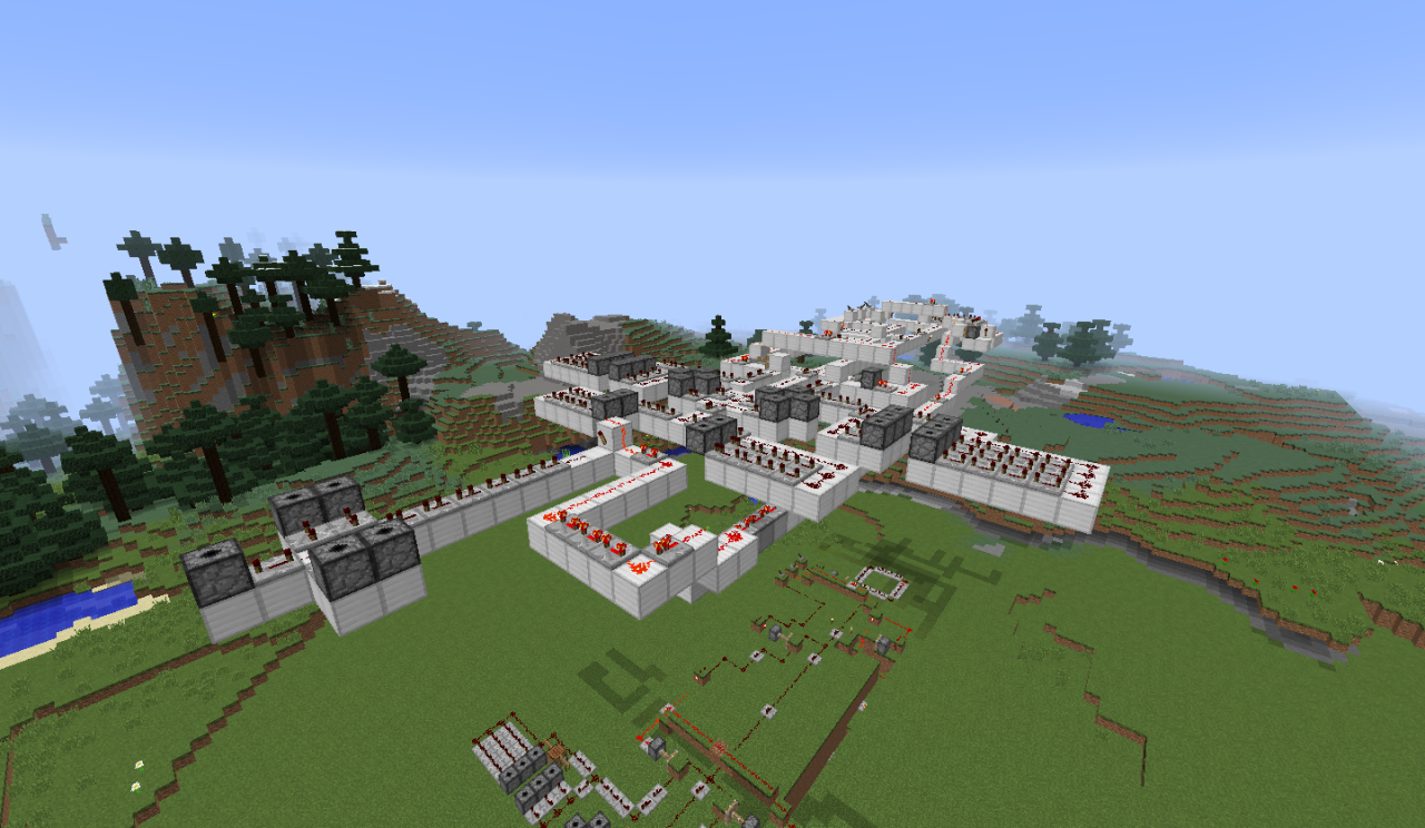 FireWorks Display Minecraft Map