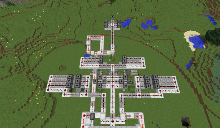 FireWorks Display Minecraft Map