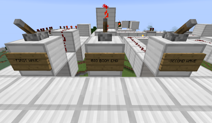 FireWorks Display Minecraft Map