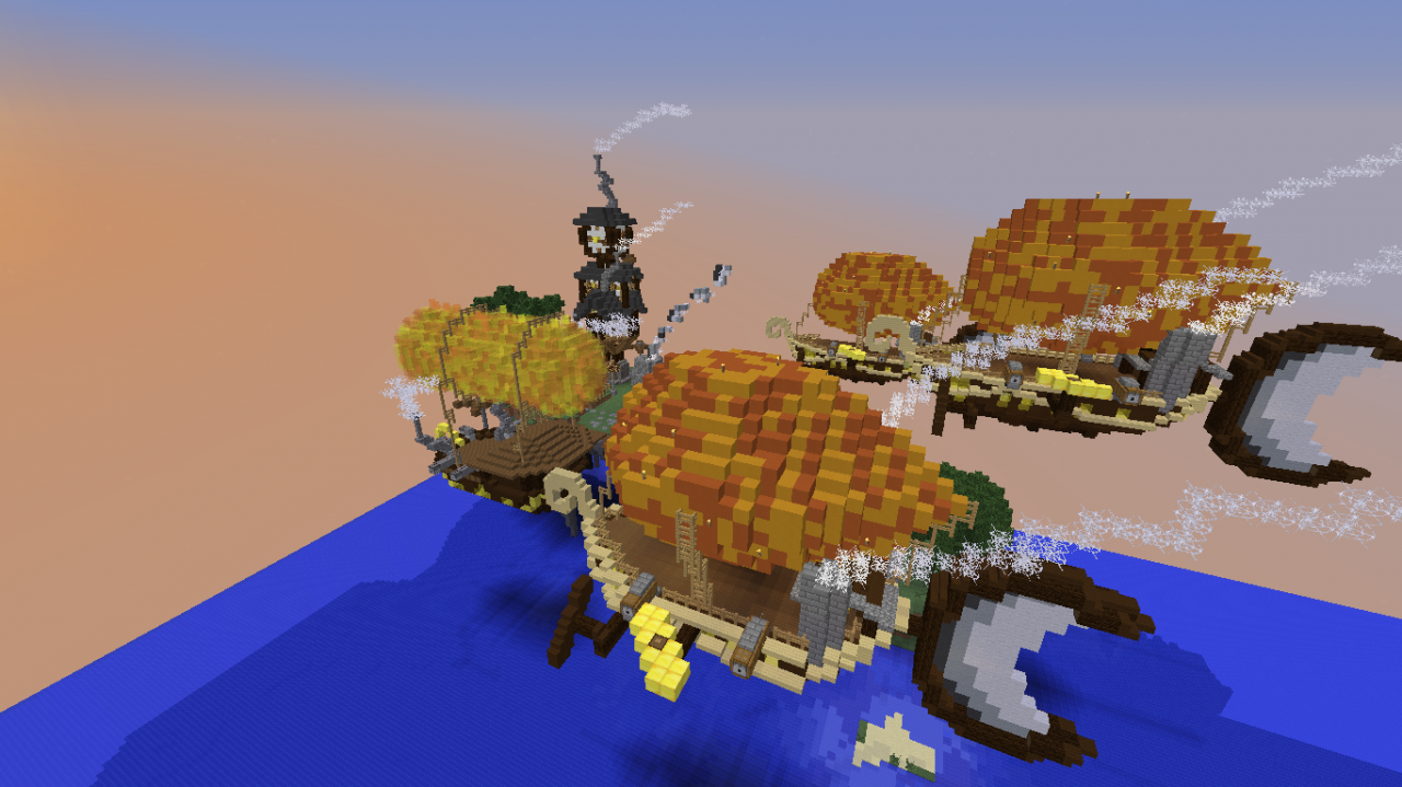Steampunk Base Minecraft Map