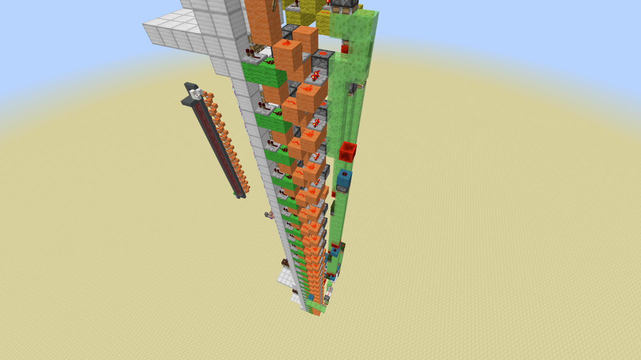 1.9+ Multi Floor Elevator Minecraft Map