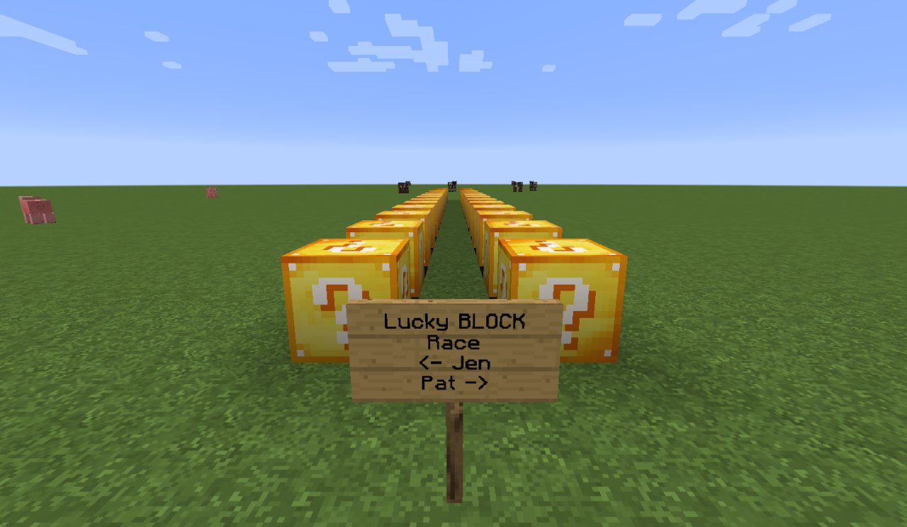Lucky Block Race Minecraft Map