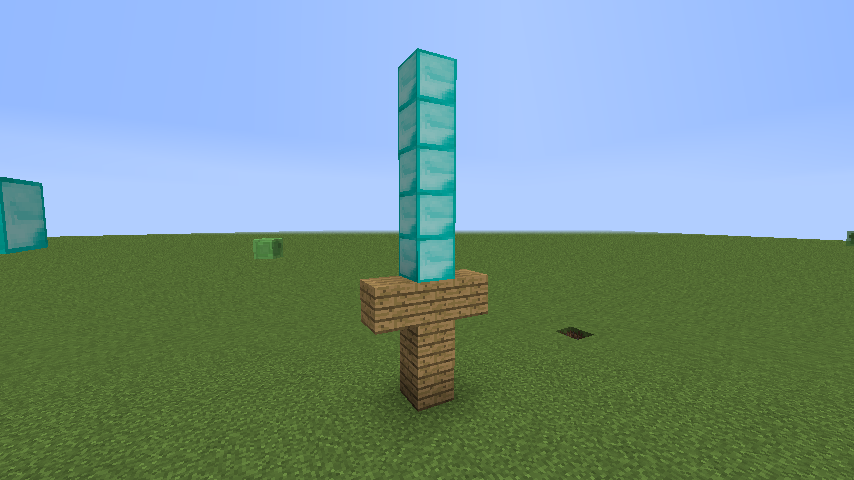 Diamond sword and diamond pickaxe Minecraft Map