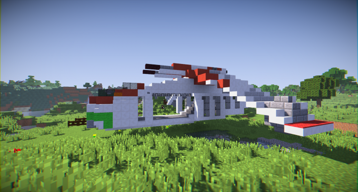 Republic Gunship LAAT [Star Wars] Minecraft Map