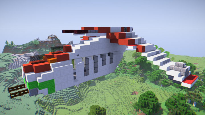 Republic Gunship LAAT [Star Wars] Minecraft Map
