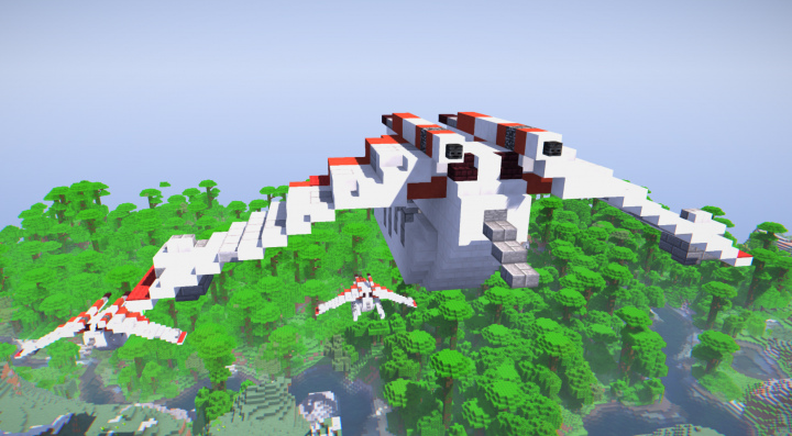 Republic Gunship LAAT [Star Wars] Minecraft Map