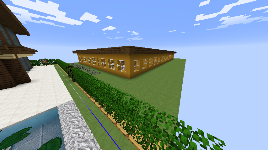 Simple, but Modern School and Home Minecraft Map