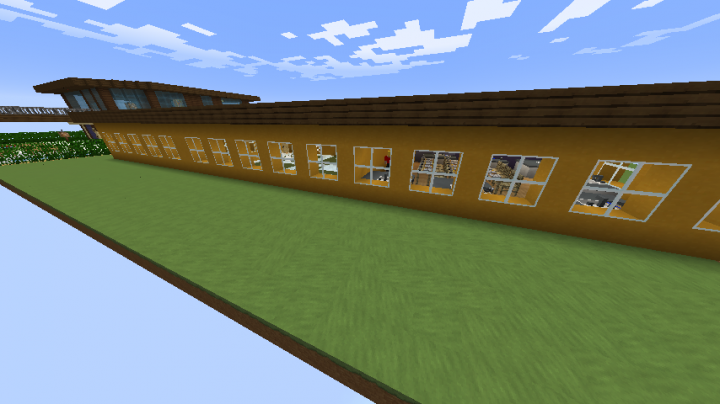 Simple, but Modern School and Home Minecraft Map