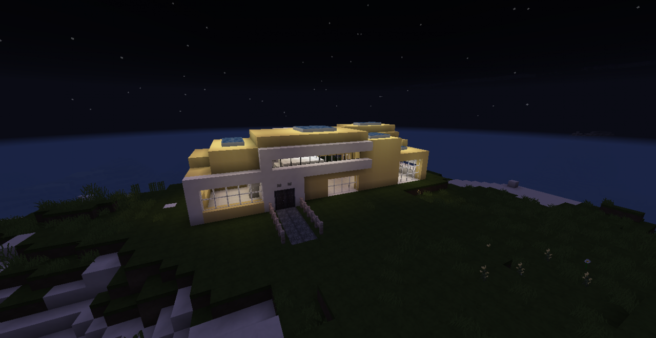 Modern Redstone Smart House Minecraft Project
